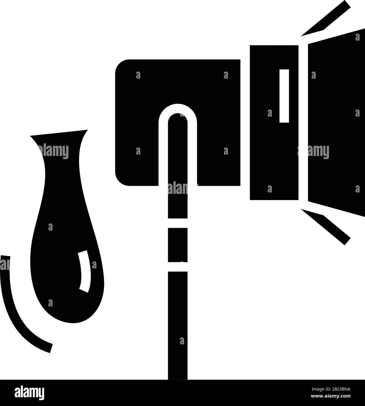 Film production black icon, concept illustration, vector flat symbol ...