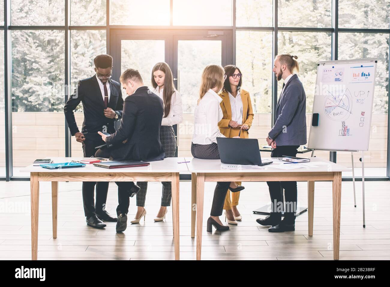 Business people working in conference room. Business People Office ...
