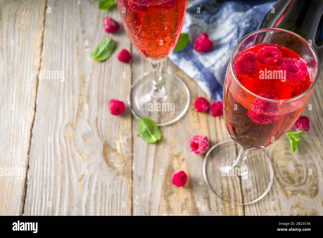 Kir royale champagne cocktail hi-res stock photography and images - Alamy