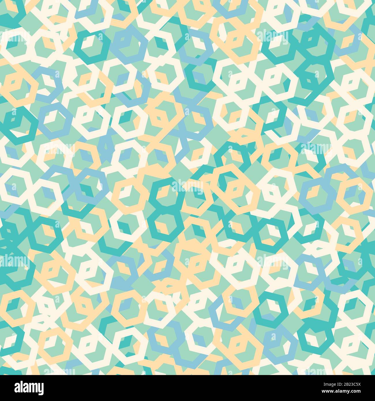 Overlapping hexagons pattern hi-res stock photography and images - Alamy