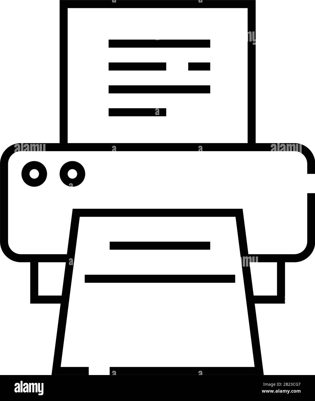 Printer symbol hi-res stock photography and images - Alamy