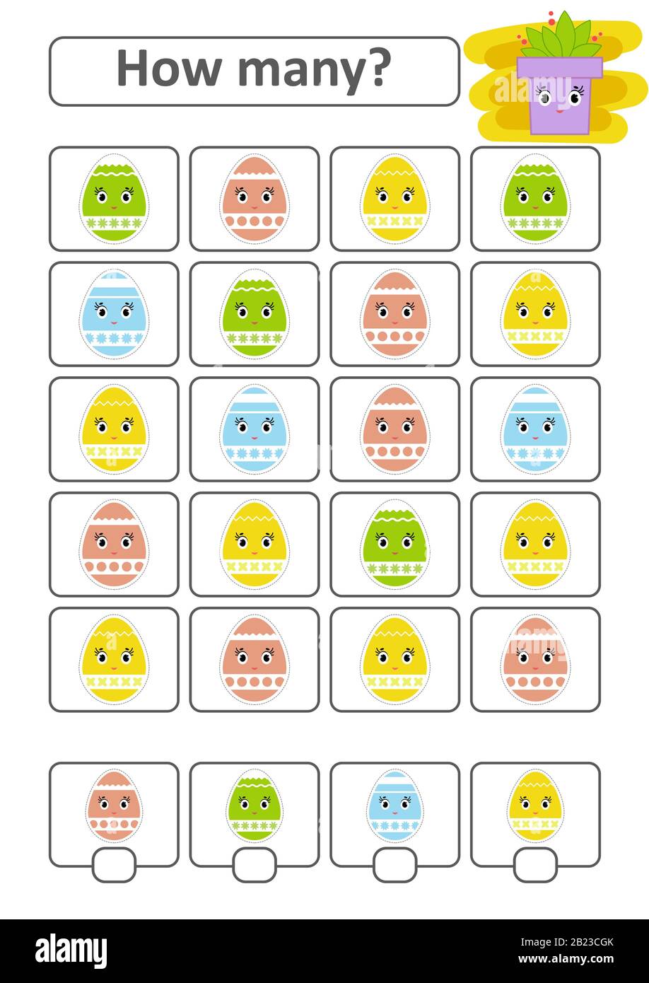 Counting game for preschool children for the development of ...