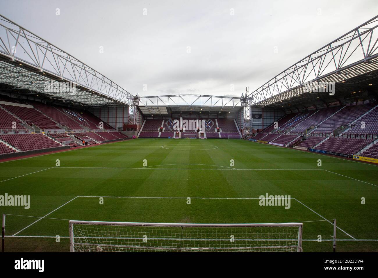 General view of tynecastle hi-res stock photography and images - Alamy