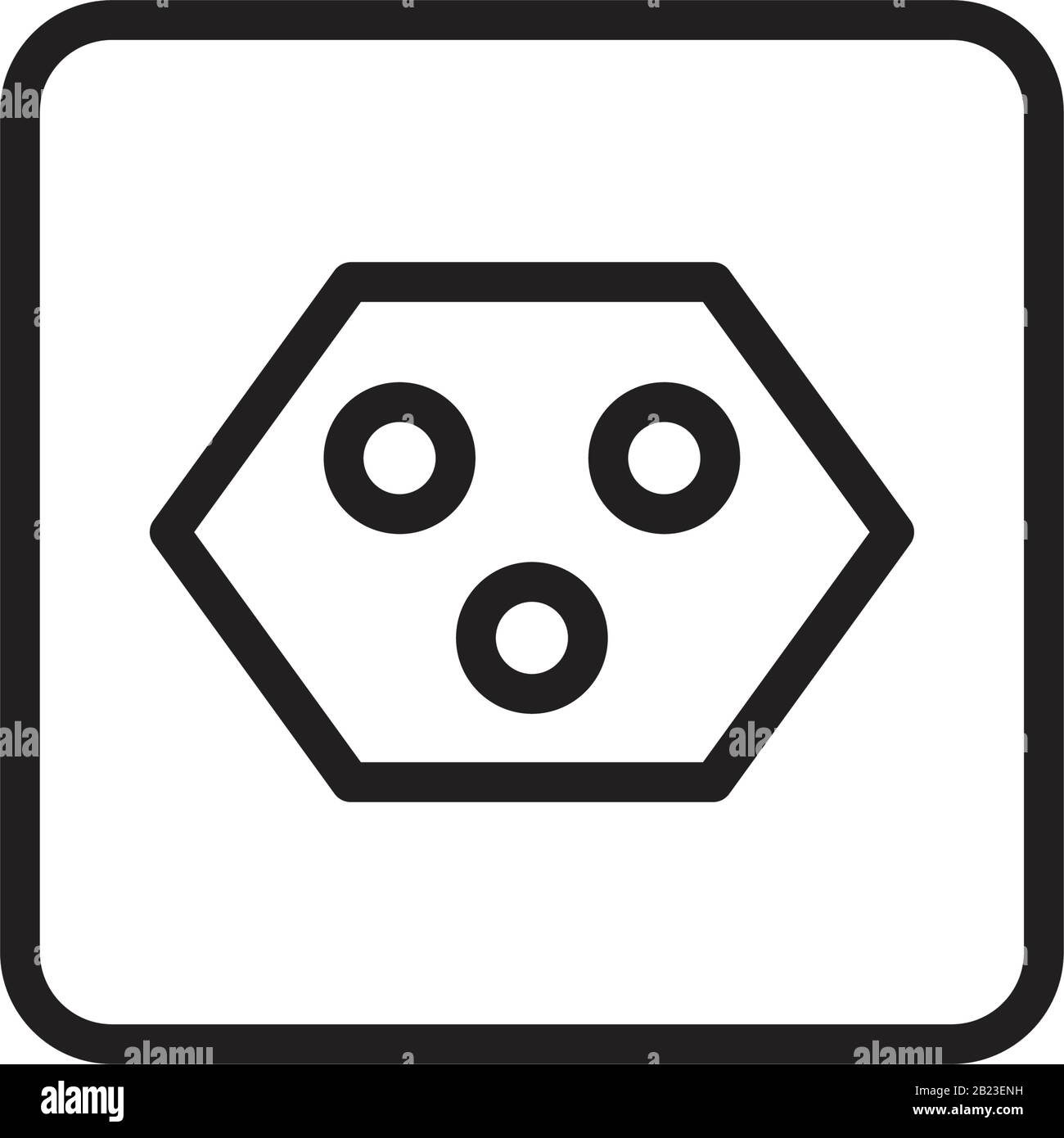 Plug socket icon template black color editable. Plug socket icon symbol ...