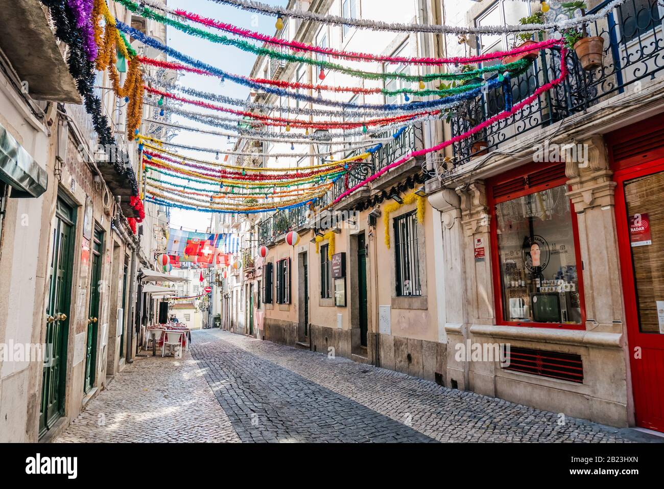 Bairro Alto, a popular gathering area with lots of restaurants and bars ...