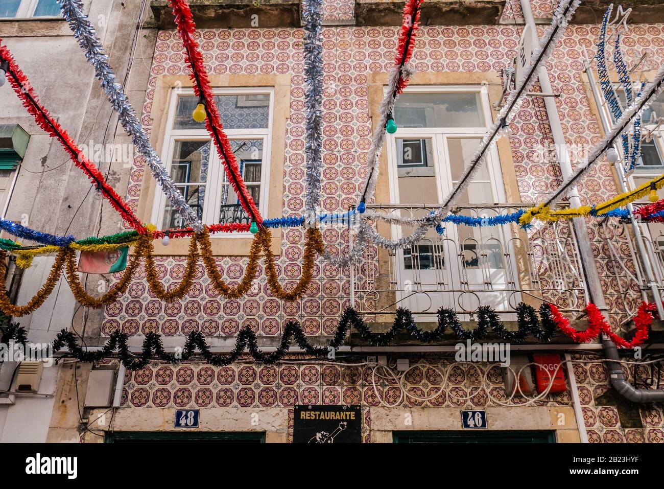 Bairro Alto, a popular gathering area with lots of restaurants and bars ...