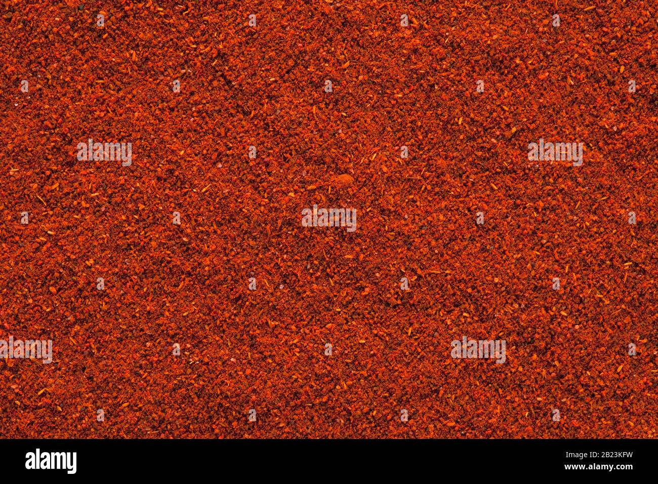 Ground Paprika texture, full frame background. Used to color rices ...