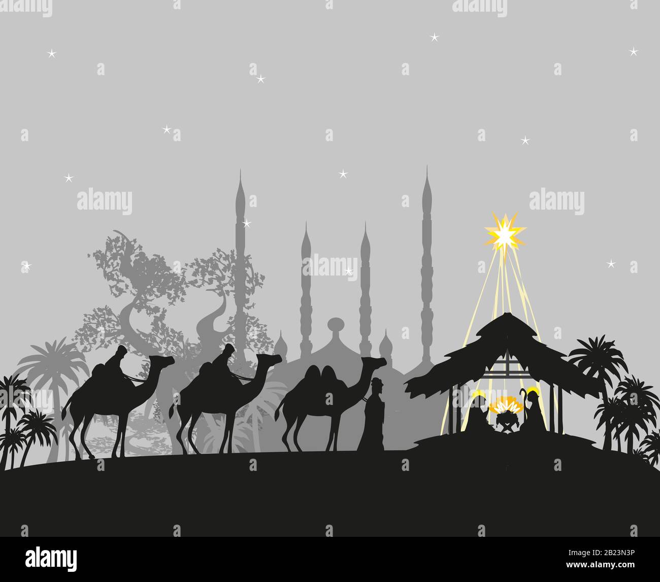 Birth of Jesus in Bethlehem Stock Photo - Alamy