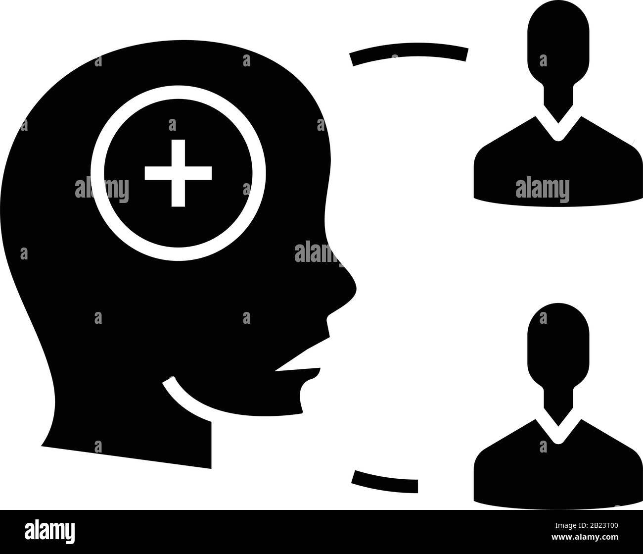General consensus black icon, concept illustration, vector flat symbol ... General consensus black icon, concept illustration, vector flat symbol ...