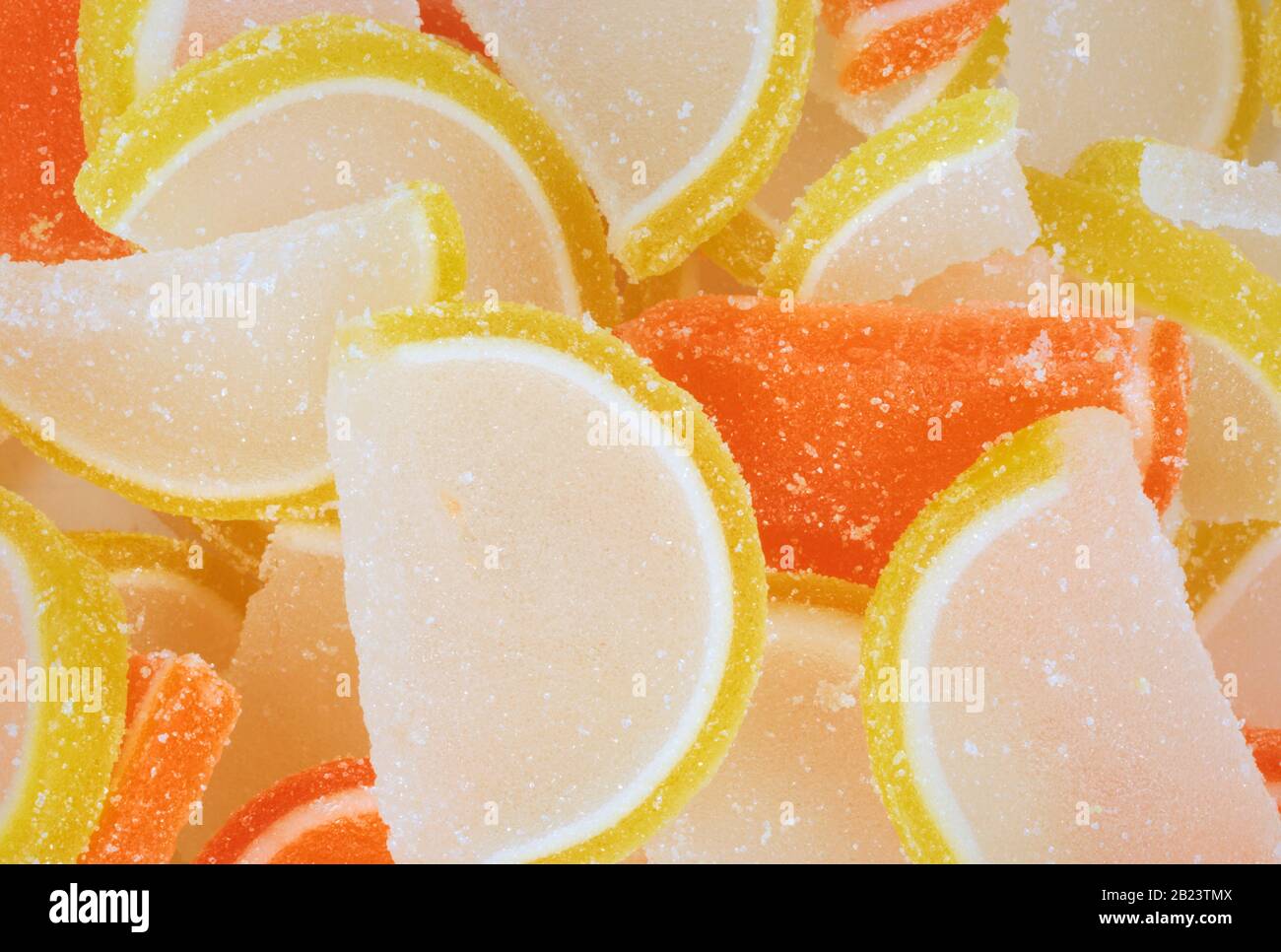 many Multicolor Fruit Jelly Stock Photo - Alamy
