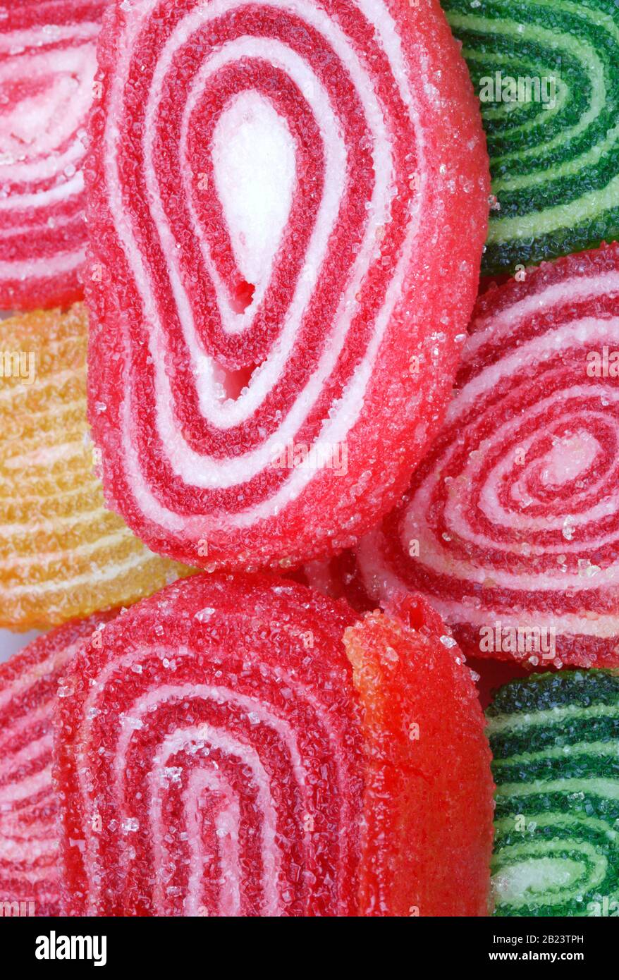 Multicolor Fruit Jelly Stock Photo - Alamy