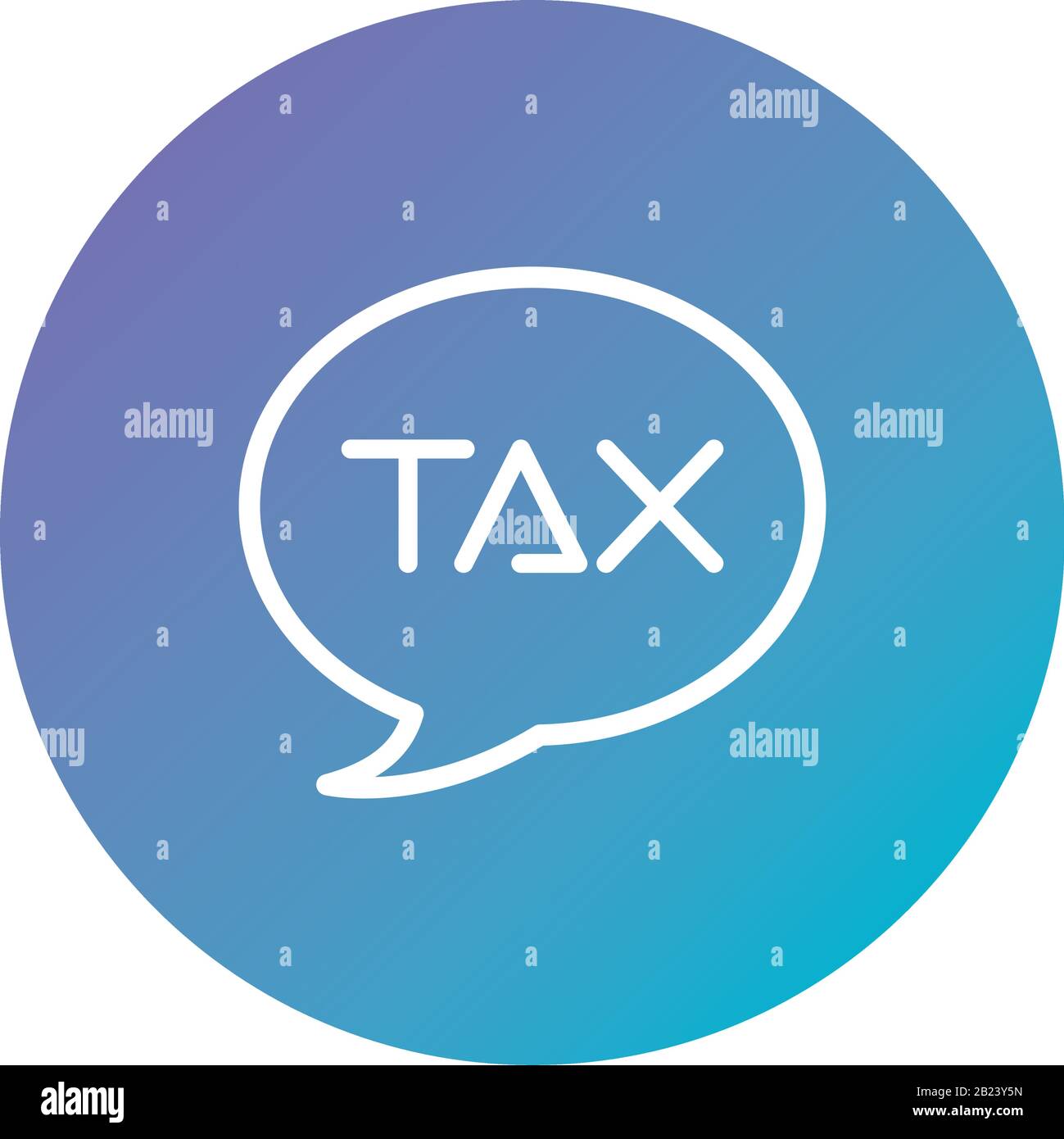 speech bubble with tax word degraded style Stock Vector Image & Art - Alamy