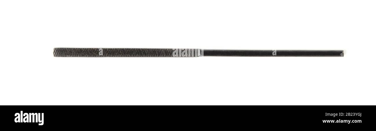 Small steel rasp file isolated on white Stock Photo - Alamy