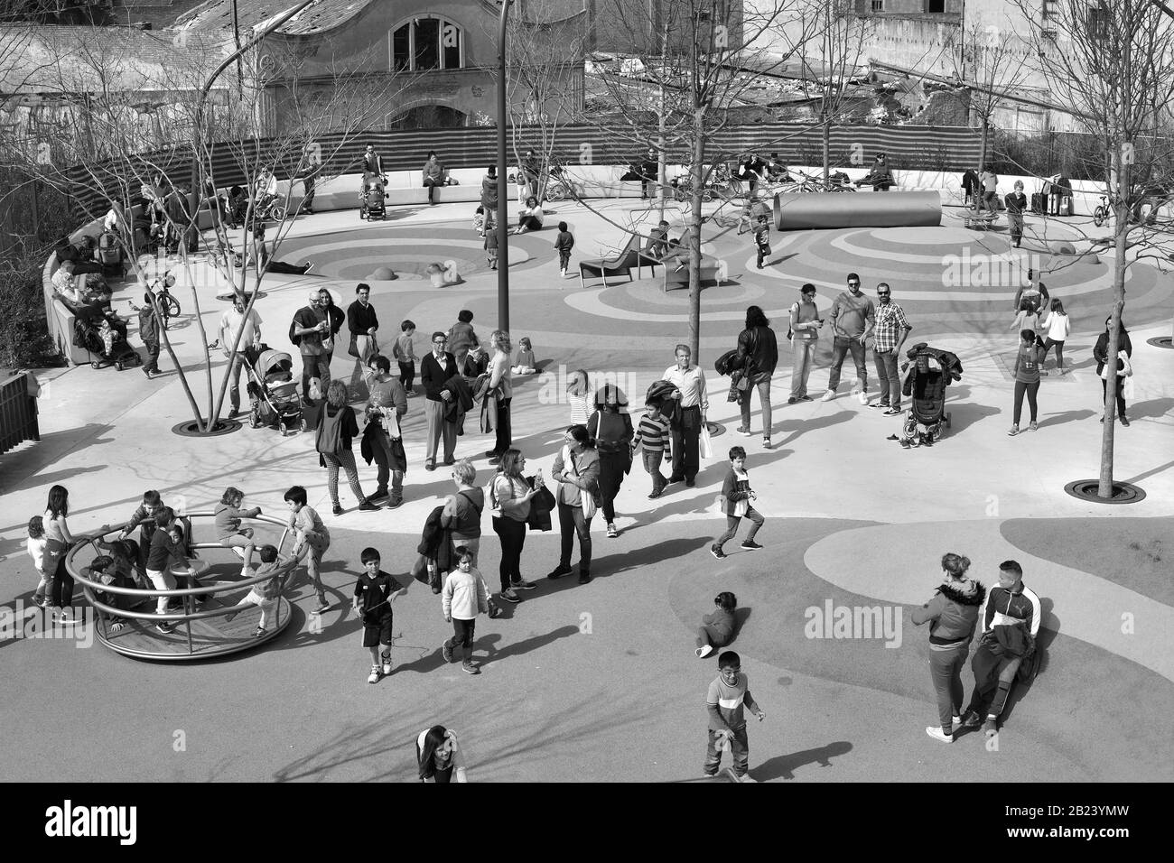 Futuristic design spain Black and White Stock Photos & Images - Alamy