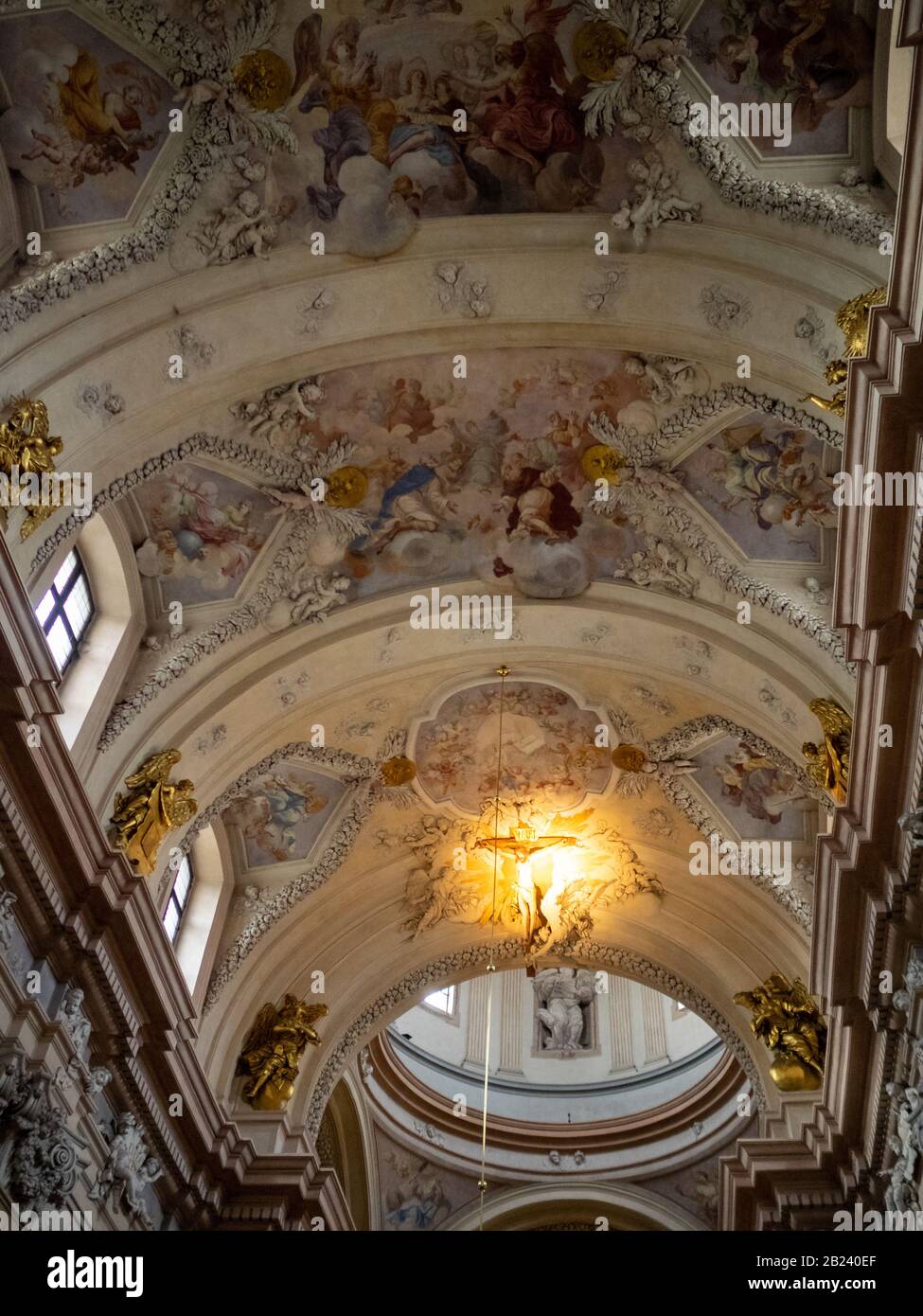 Ceiling inside roman catholic church hi-res stock photography and ...