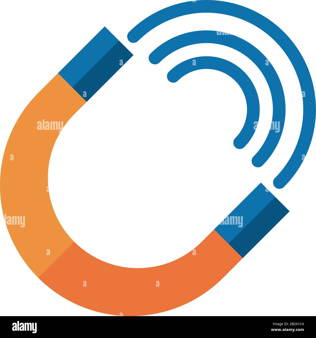 magnet tool science flat style icon Stock Vector Image & Art - Alamy