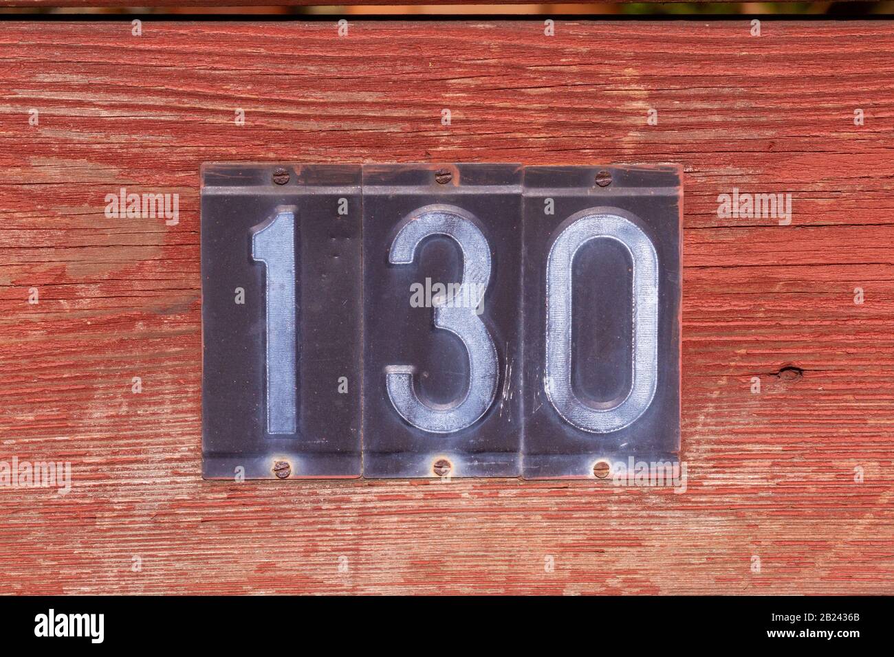 House number 130 Stock Photo - Alamy