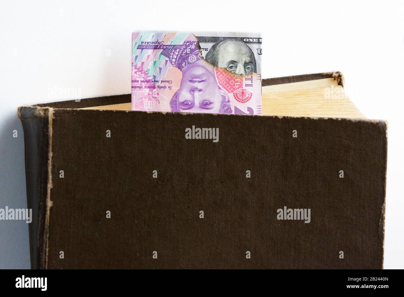 Book dollar hi-res stock photography and images - Alamy