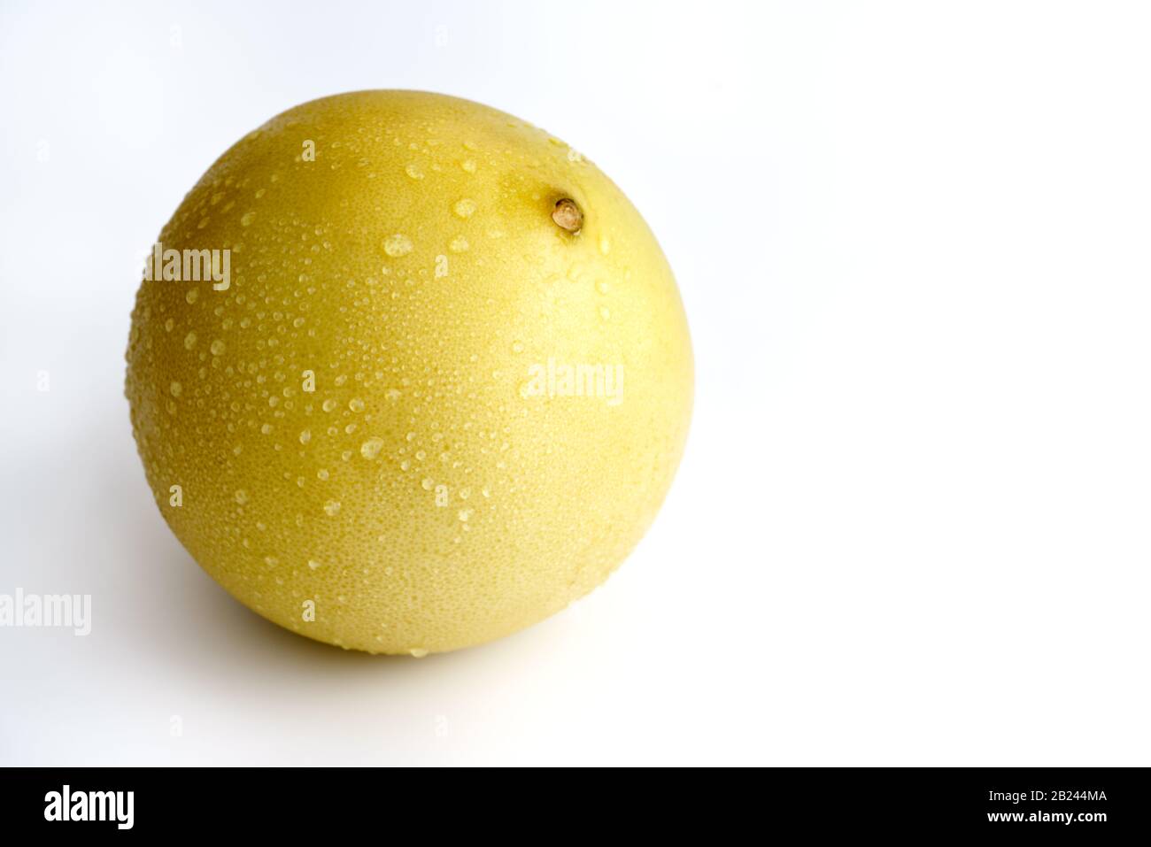 Yellow pomelo on white background, high resolution Stock Photo - Alamy