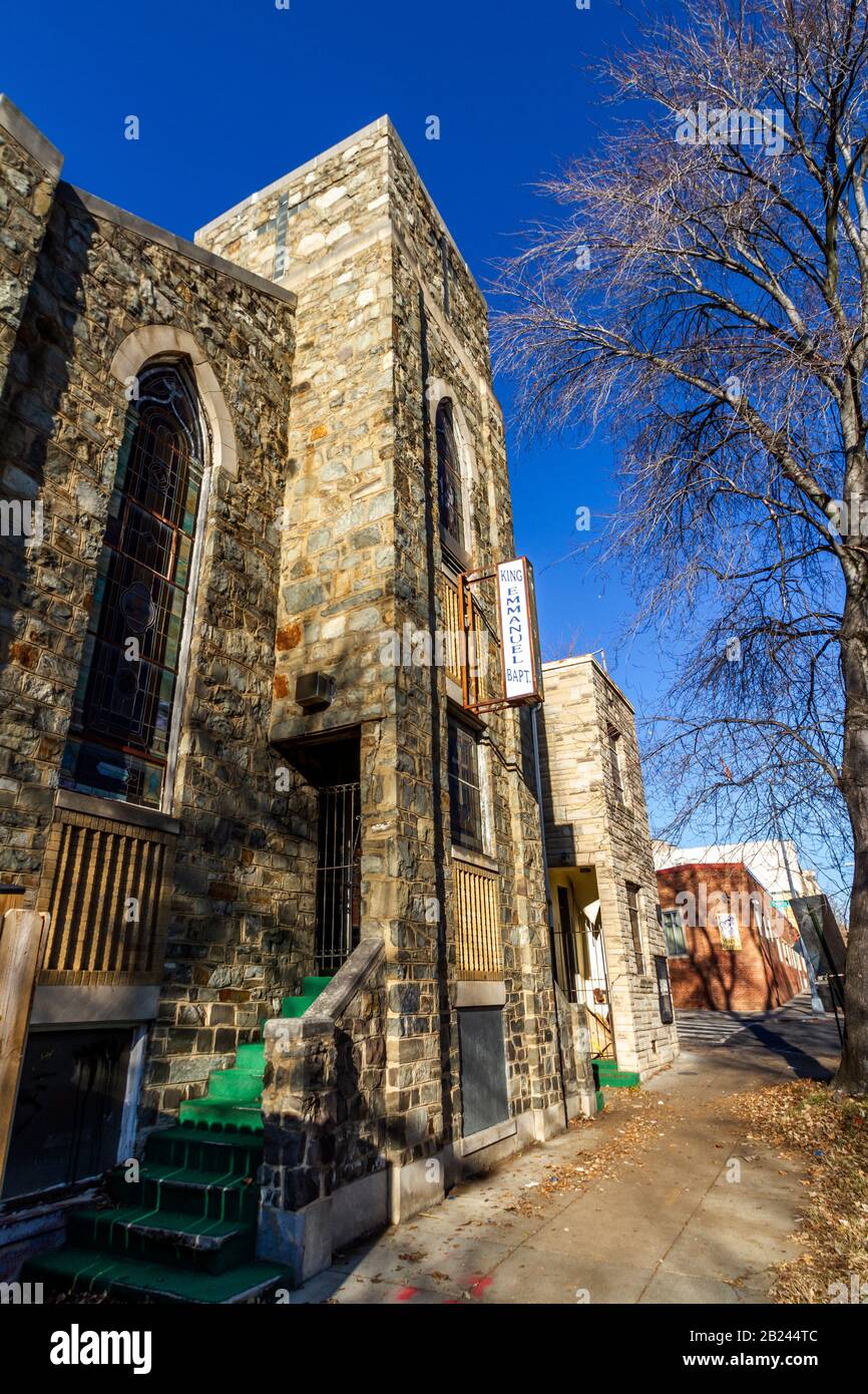 King Emmanuel Baptist Church, Washington, DC in Adams Morgan before ...