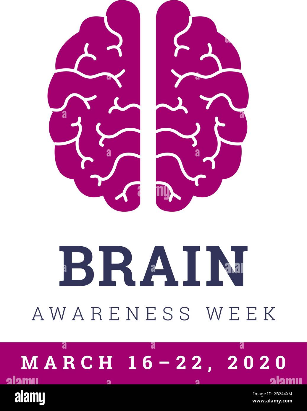 Neuroscience brain illustration hi-res stock photography and images - Alamy