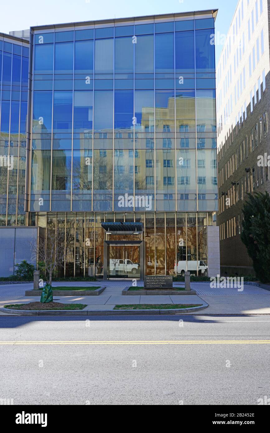 WASHINGTON, DC -21 FEB 2020- View of the headquarters building of the ...