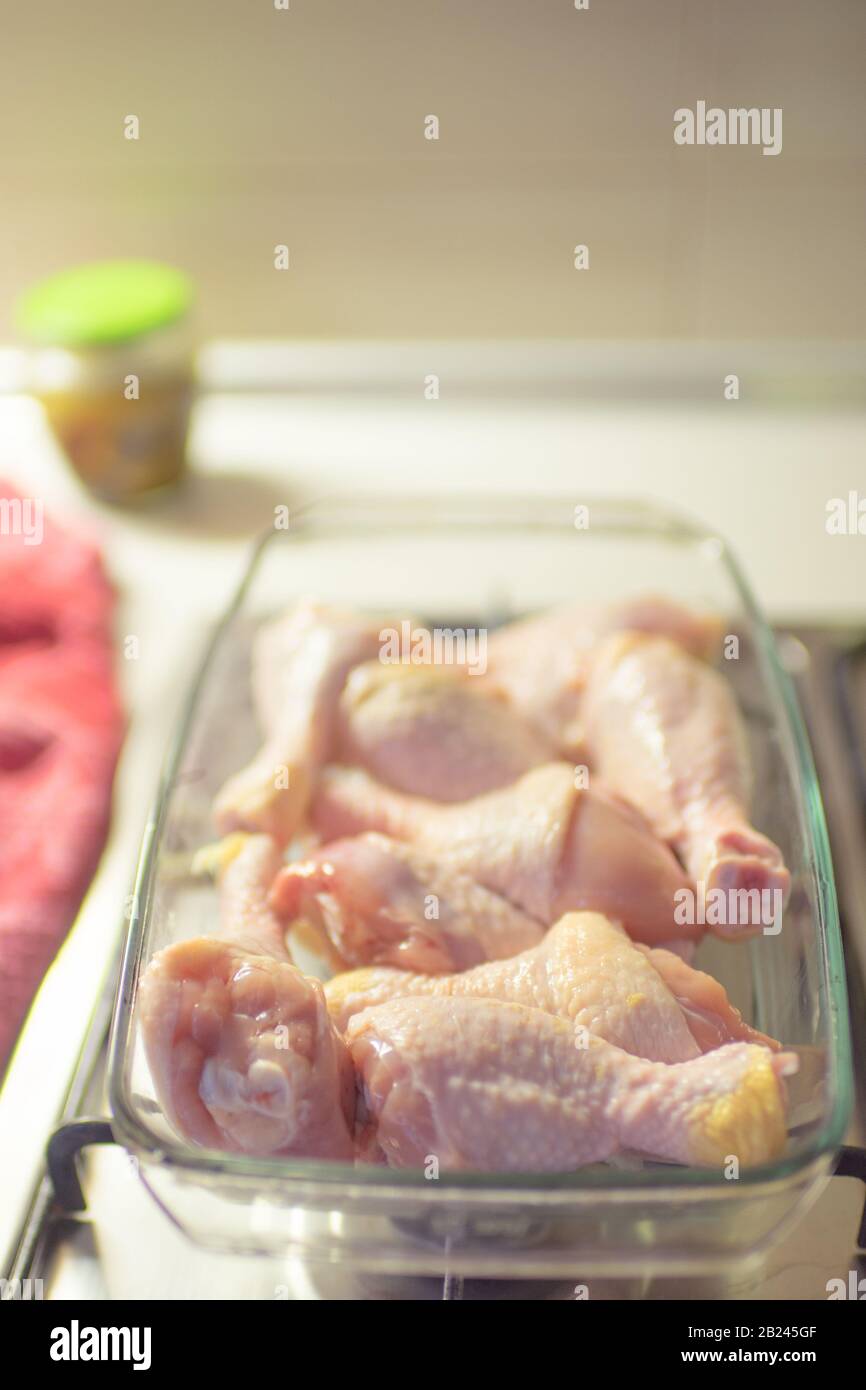 Chicken Legs Side View
