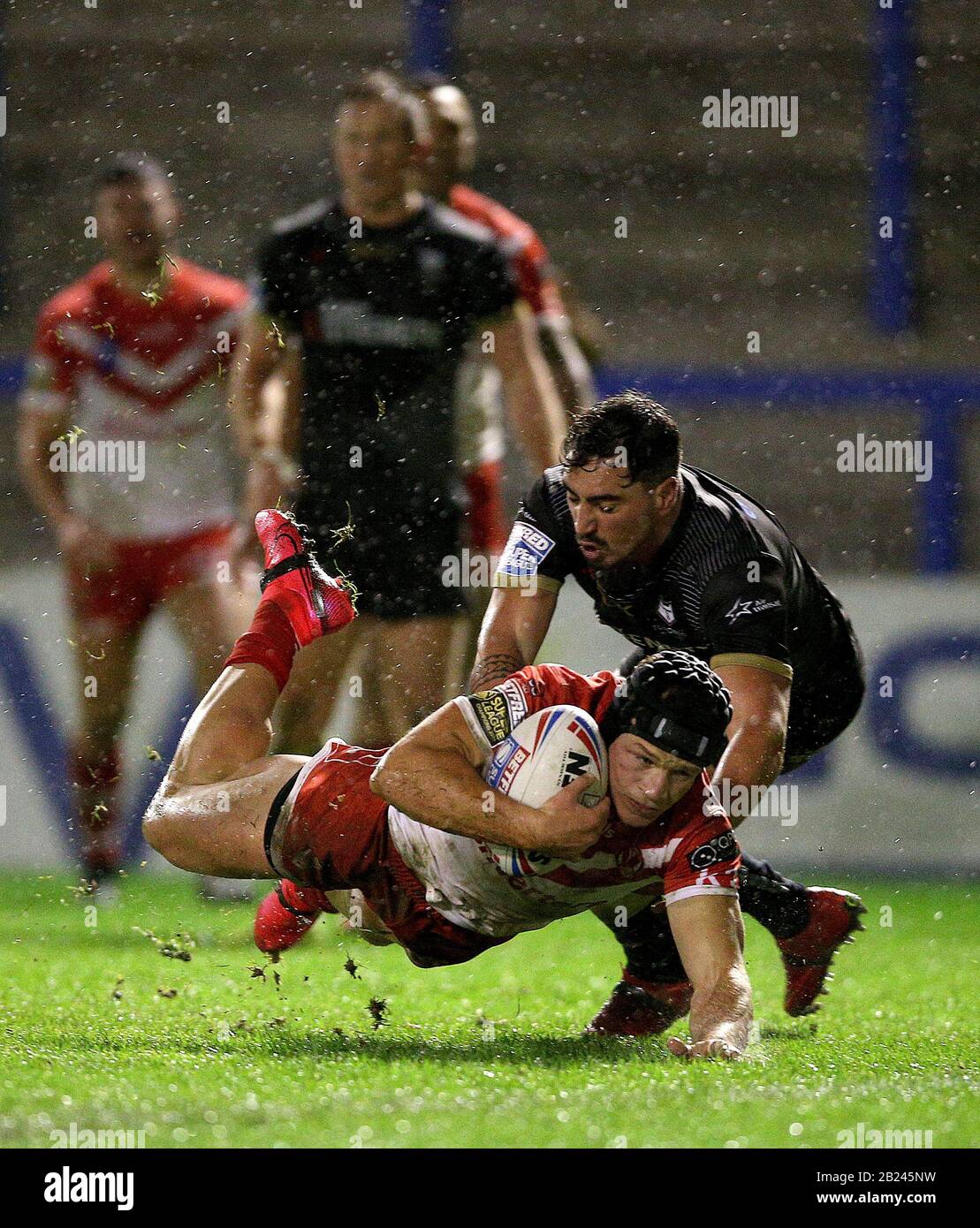 St helens jonny lomax scores hi-res stock photography and images - Alamy