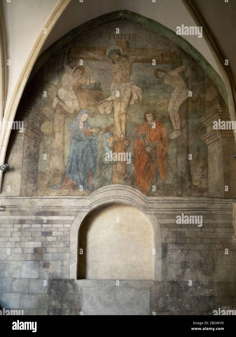 St catherine frescoes hi-res stock photography and images - Alamy