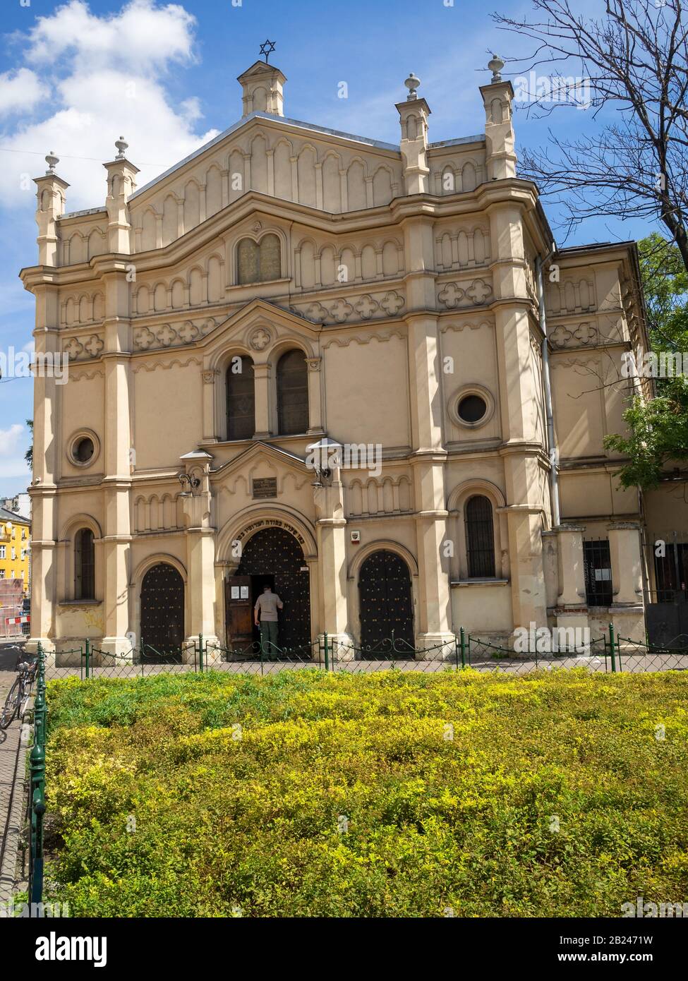 Tempel Synagogue, Krakow Stock Photo - Alamy