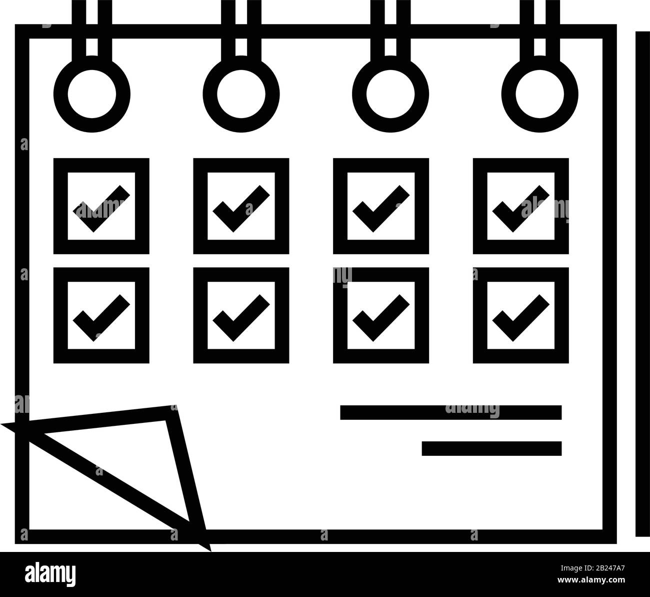 Planning trip line icon, concept sign, outline vector illustration ...