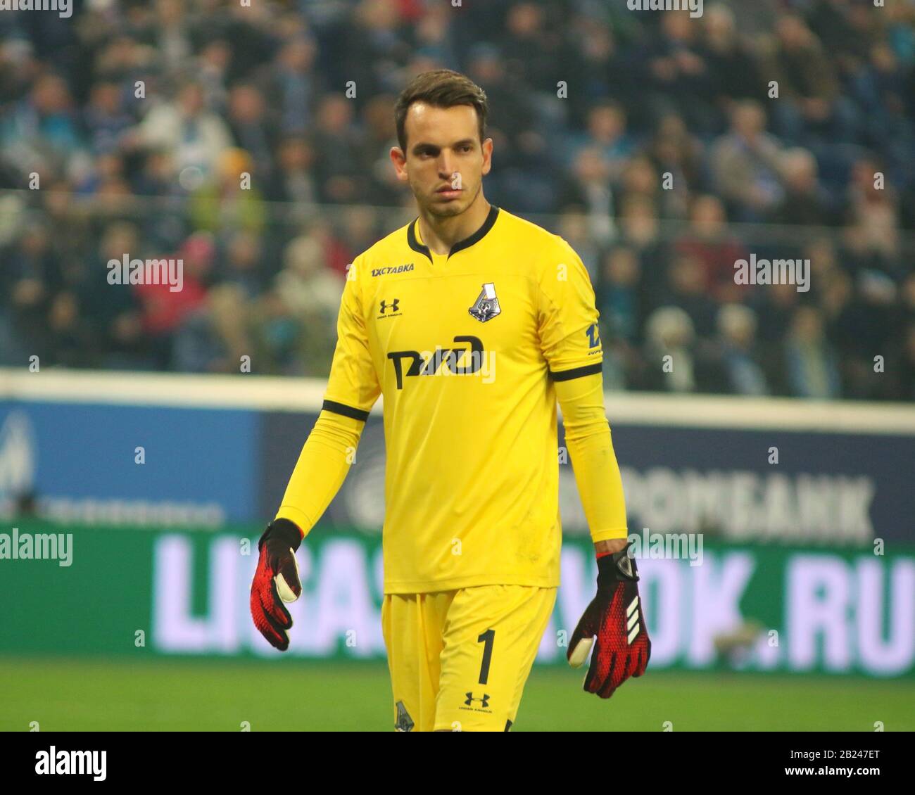 Russian Federation. Saint-Petersburg. Gazprom-Arena. Football. Russian ...