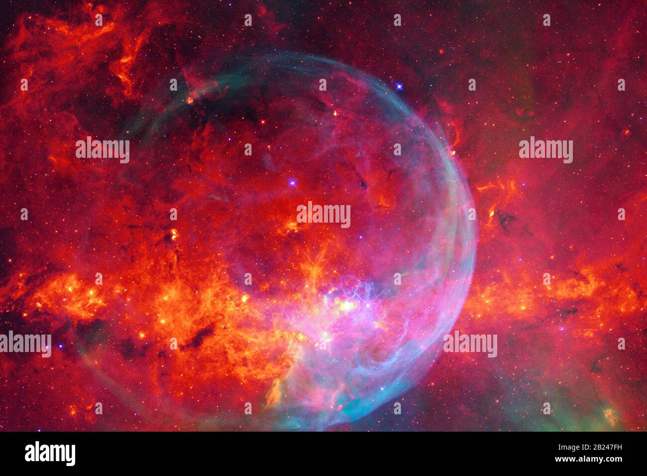 Beauty of endless cosmos. Science fiction wallpaper. Elements of this ...
