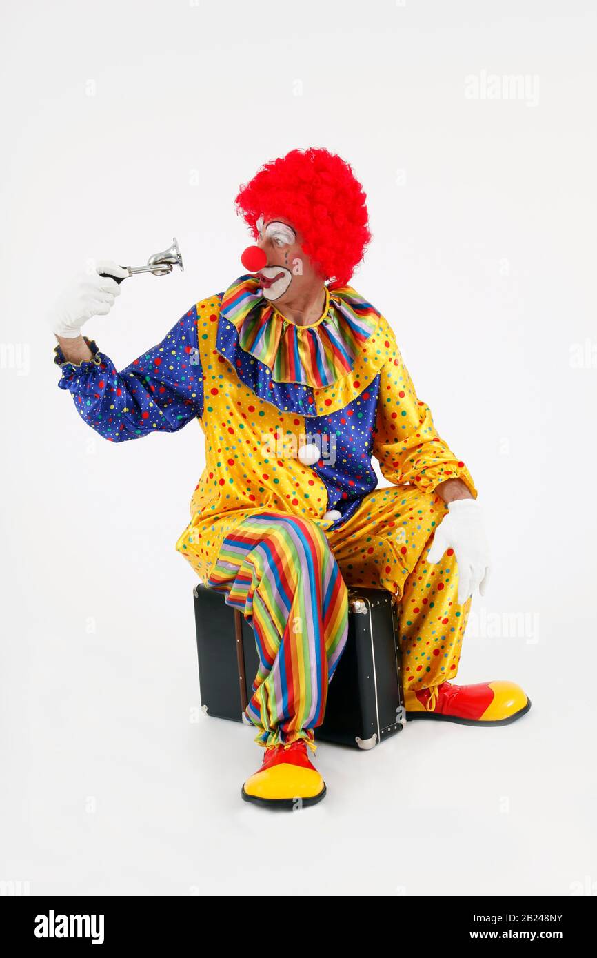 Clown honks his horn hi-res stock photography and images - Alamy