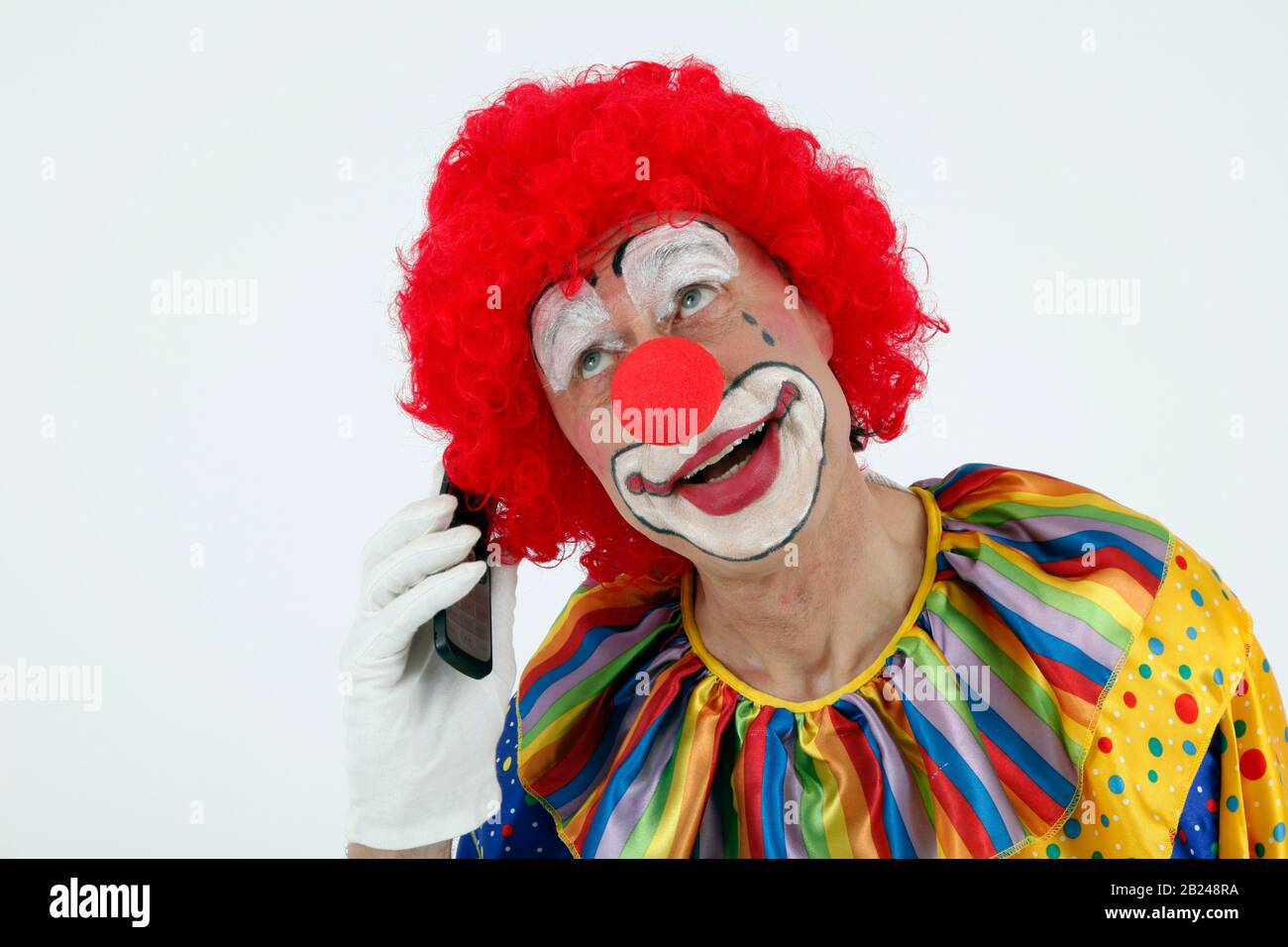 Clown phone hi-res stock photography and images - Alamy