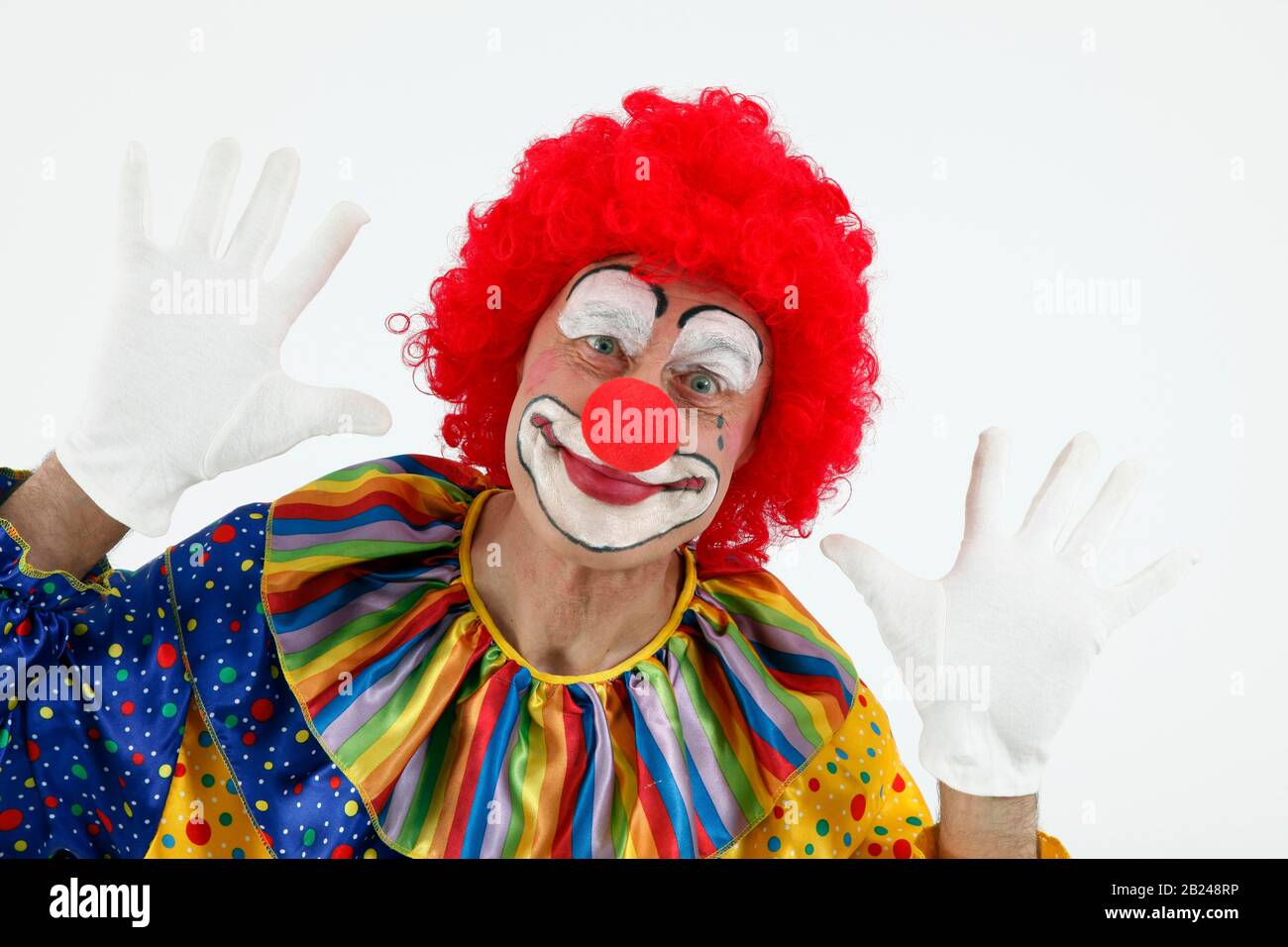 Clown greets hi-res stock photography and images - Alamy