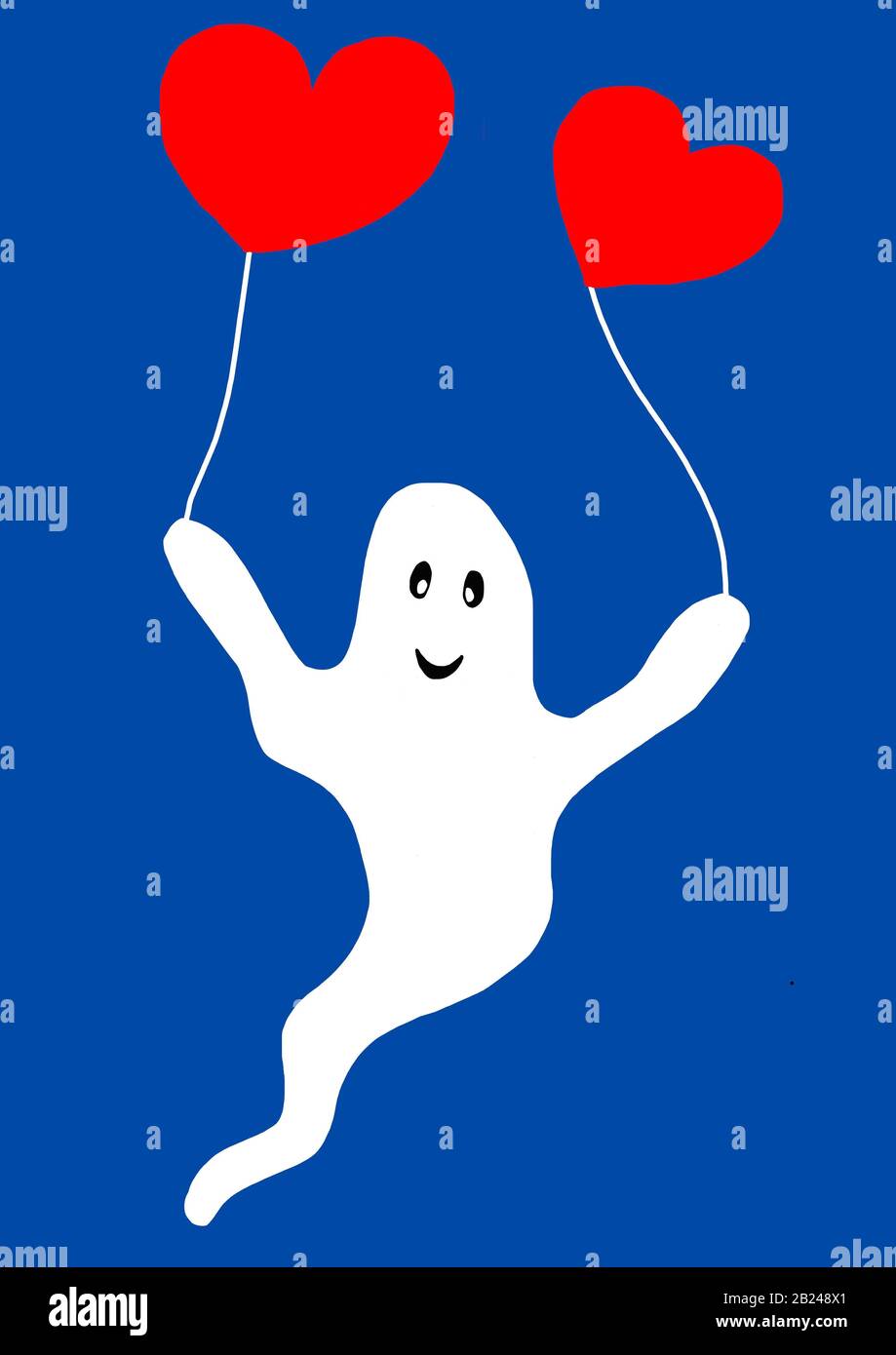 Ghost drawing hi-res stock photography and images - Alamy
