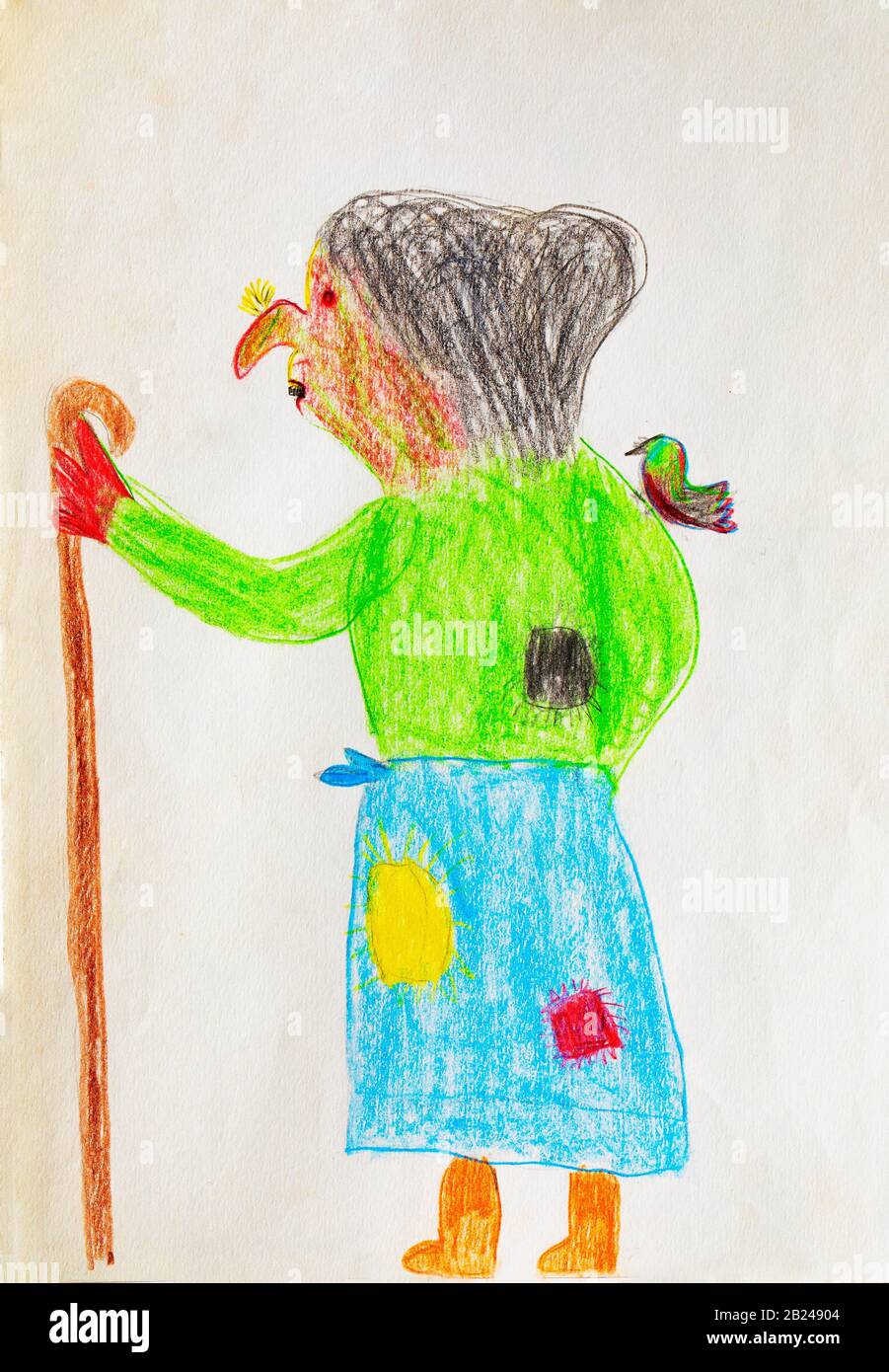 Naive illustration hi-res stock photography and images - Alamy