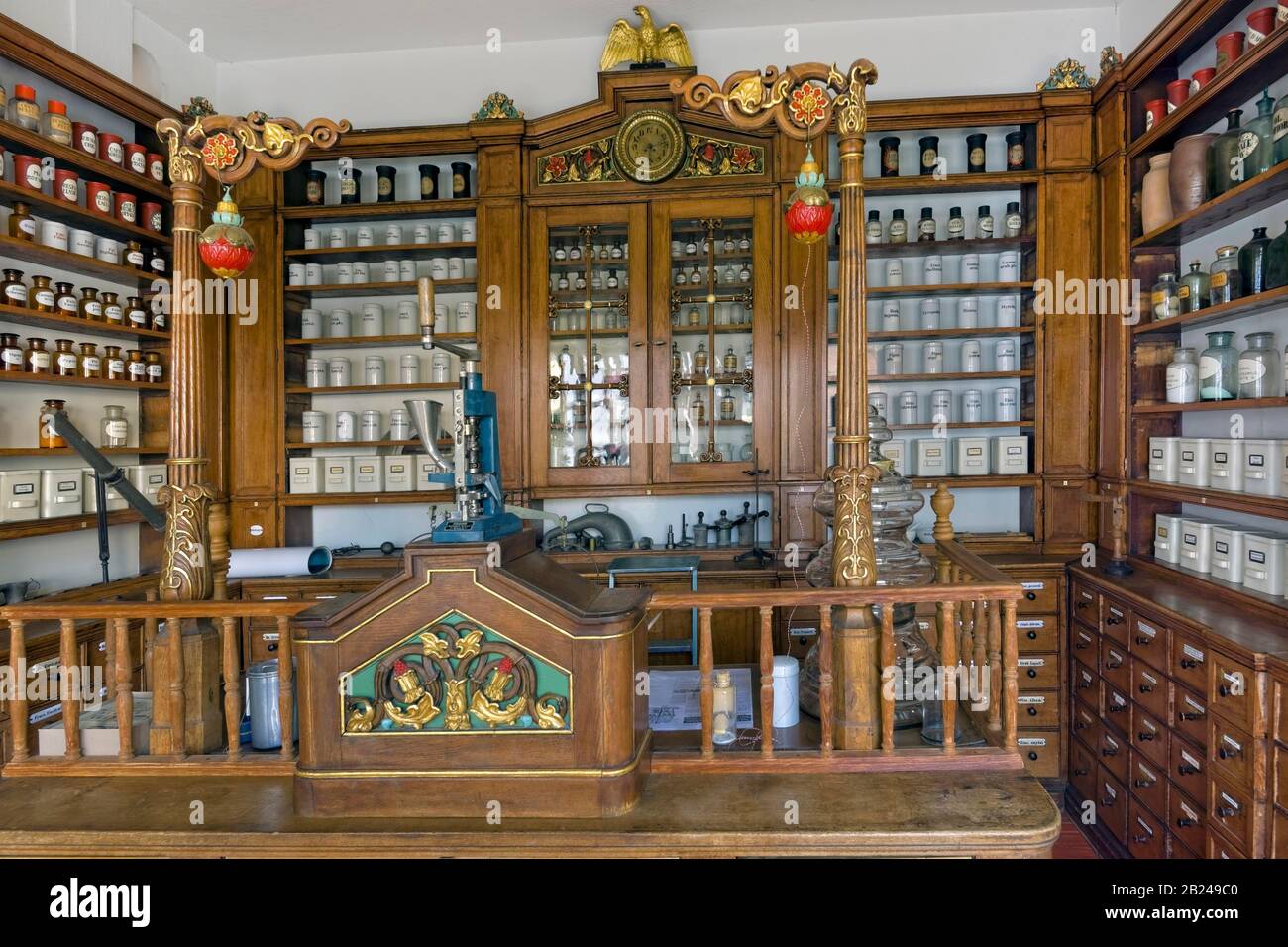Historic Pharmacy, Germany Stock Photo - Alamy