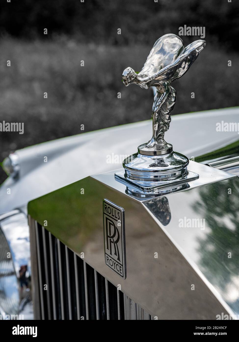 Rolls Royce silver shadow, radiator mascot, Weiz, Austria Stock Photo ...