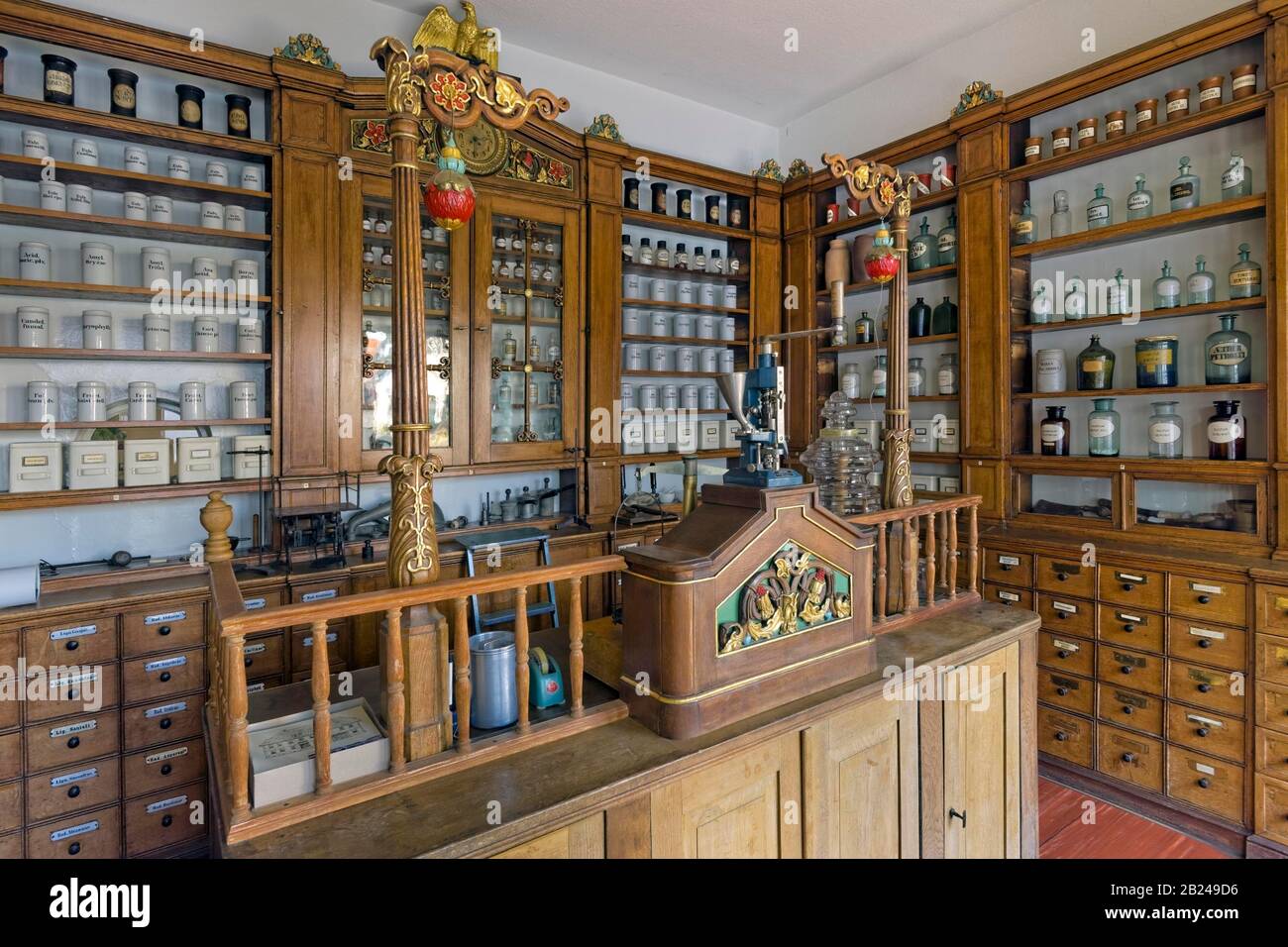 Historic Pharmacy, Germany Stock Photo - Alamy