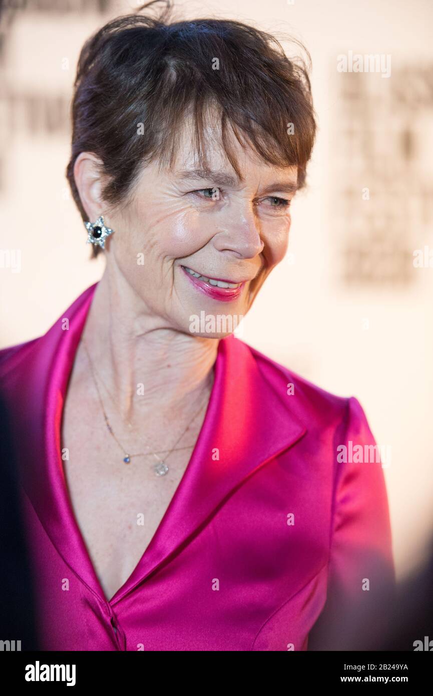 Glasgow, UK. 29th Feb, 2020. Pictured; Celia Imrie World Premiere of ...