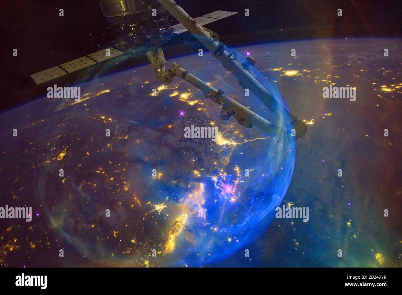 Space earth globe nasa iss hi-res stock photography and images - Alamy