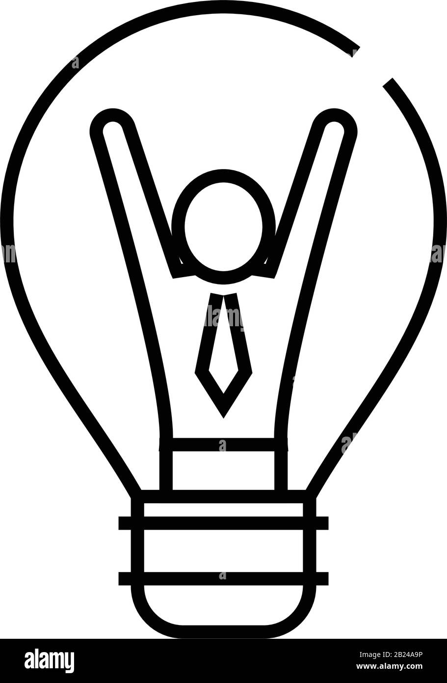 Possibilities line icon, concept sign, outline vector illustration ...