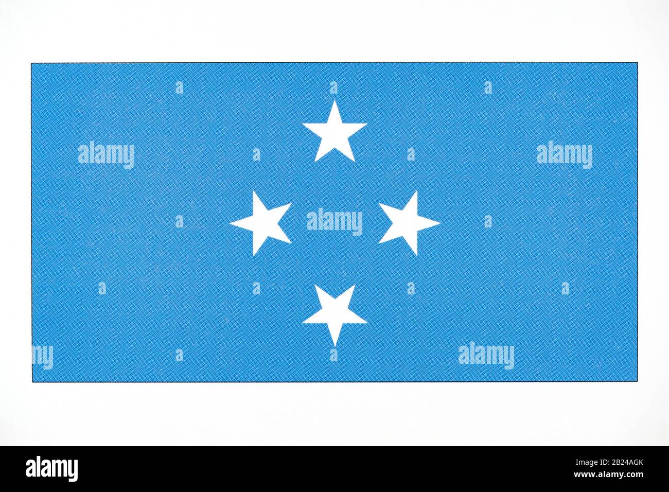 National flag of Micronesia Stock Photo - Alamy