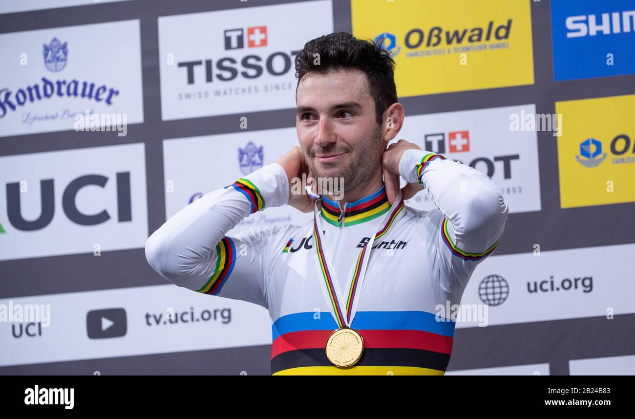 Berlin, Germany. 29th Feb, 2020. Cycling/track: Omnium, men, award ...