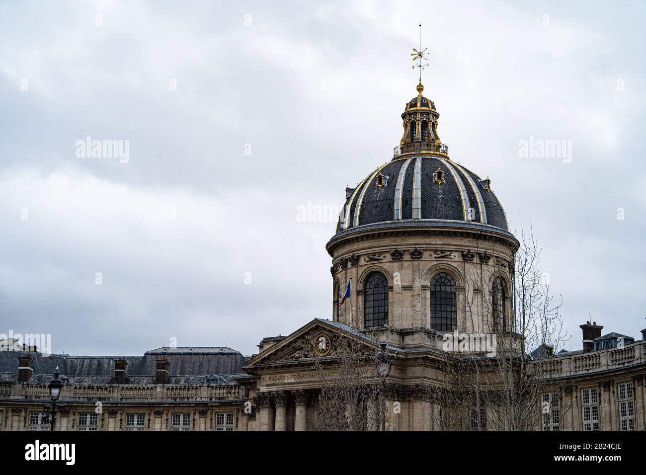 Dome of the Institut de France, Paris, France Stock Photo - Alamy