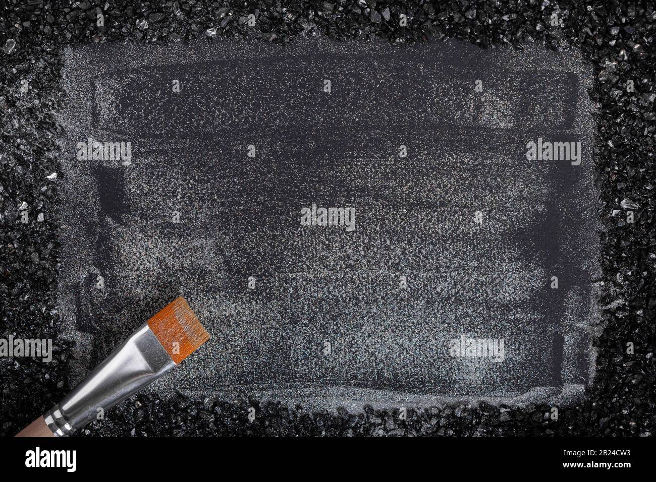 strict black frame, blank for postcards, advertising, flyers. place for ...