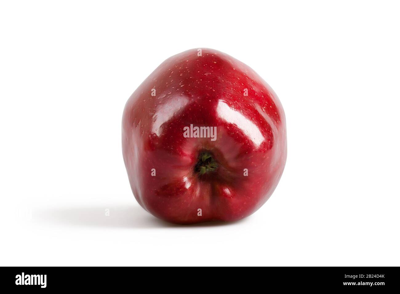 red apple isolation on a white background with clipping path Stock ...