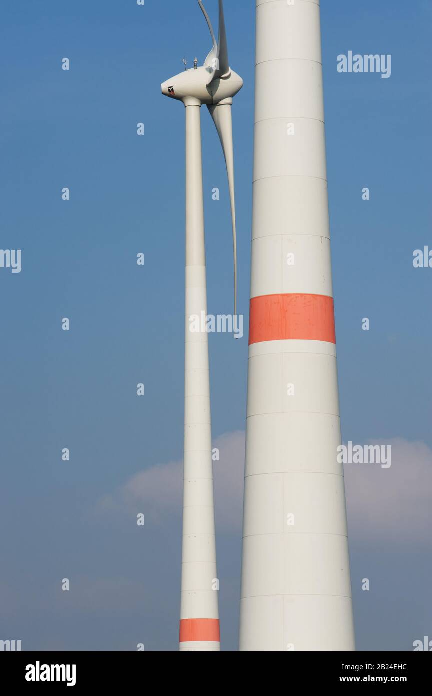 Enercon E-70 wind turbines Stock Photo - Alamy